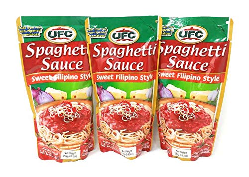 UFC Spaghetti Sauce Sweet Filipino Style, Net Wt 250g (8.82oz) 3 Pack ...