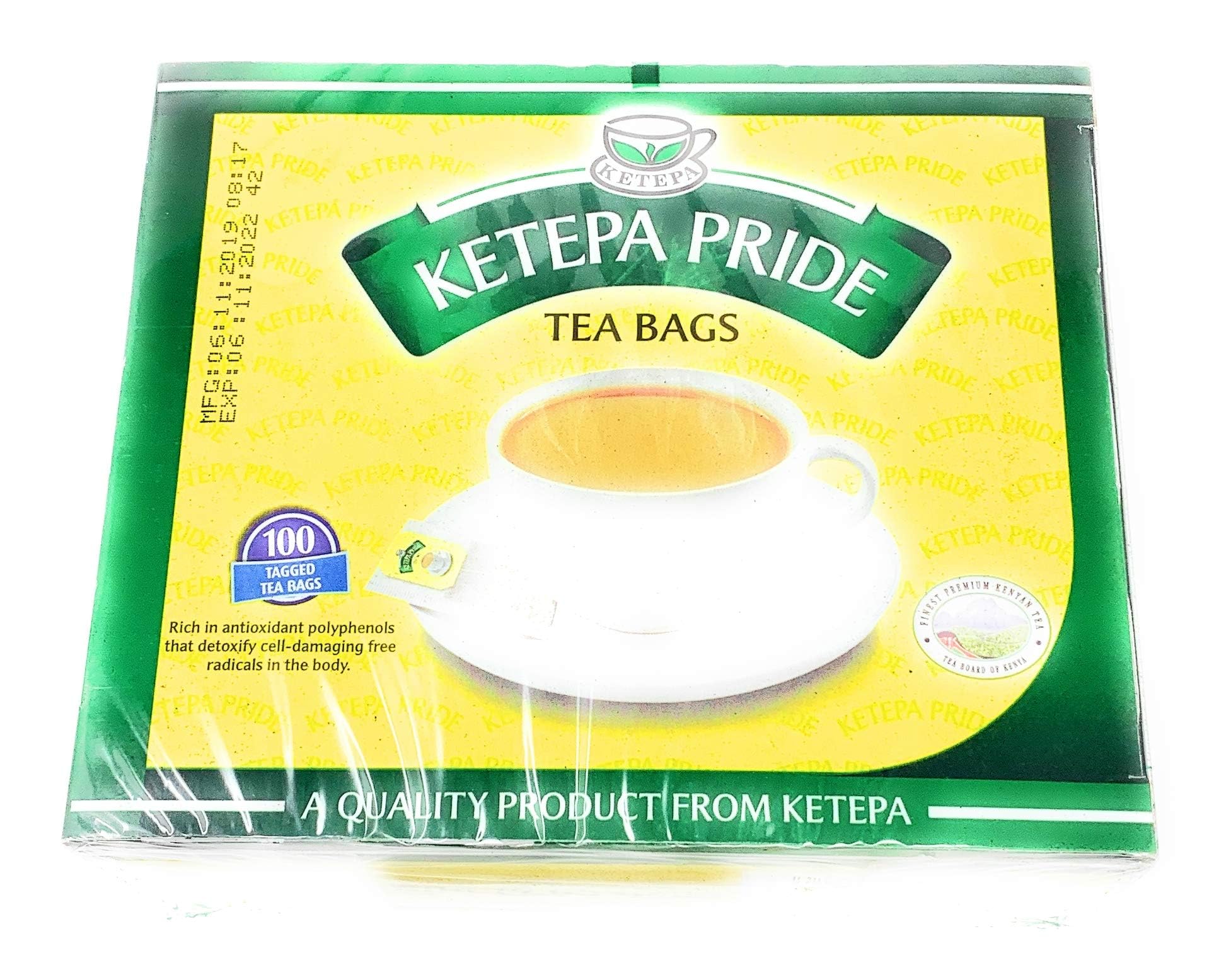 Ketepa Pride Standard Pack, 200g, 100 Tagged Teabags – Mahaekart LLC
