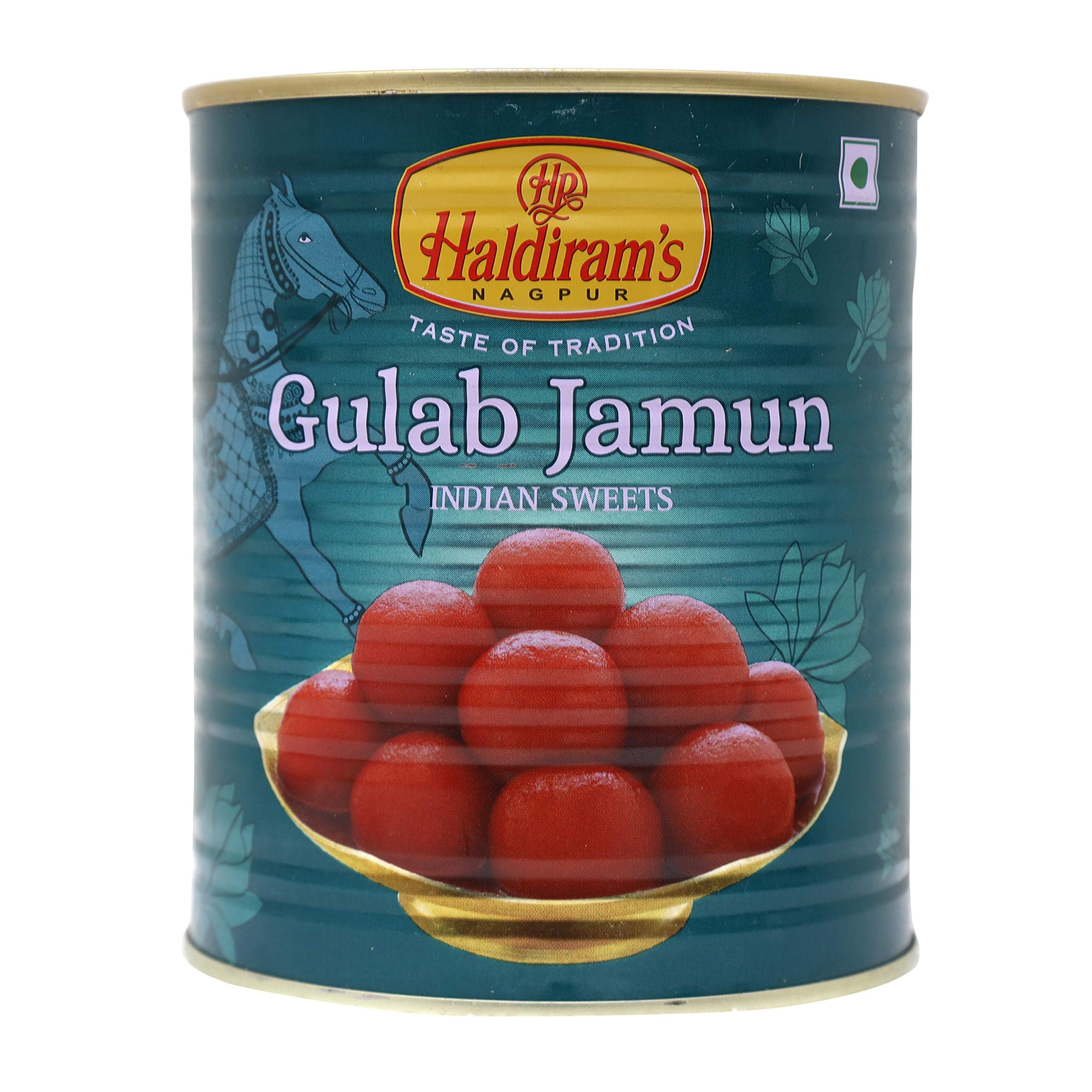 Harudiramu India grab jam down 1kg 1 cans Haldiram's GULAB JAMUN Gurab ...