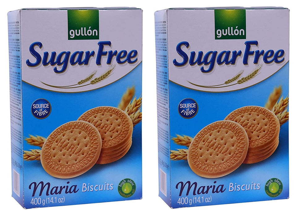 Gullon Sugar Free Maria Cookies - Spain - 400g - Pack of 2